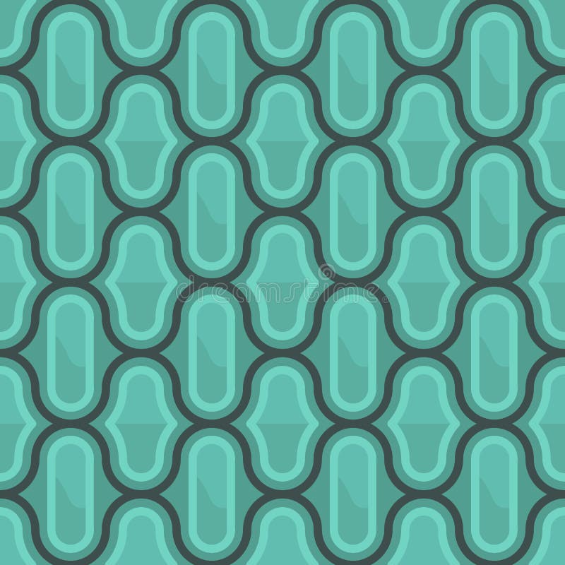 Geometric Seamless Pattern stock vector. Illustration of aqua - 58128732