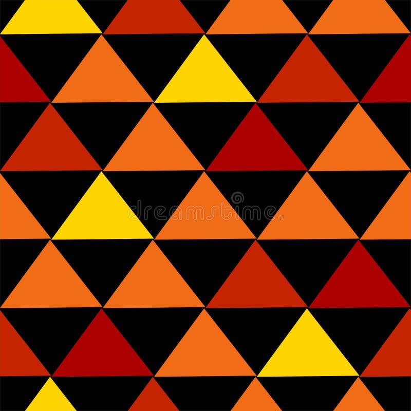 Geometric Seamless Pattern. Autumn Digital Paper Stock Vector ...