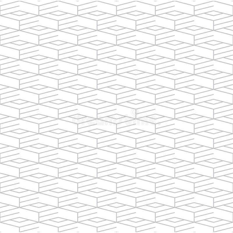 Geometric Seamless Pattern and Background, Linear Design Stock Vector ...