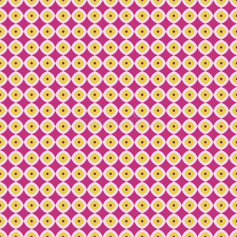 Geometric Seamless Pattern, Geometric Background with Pink and Yellow ...