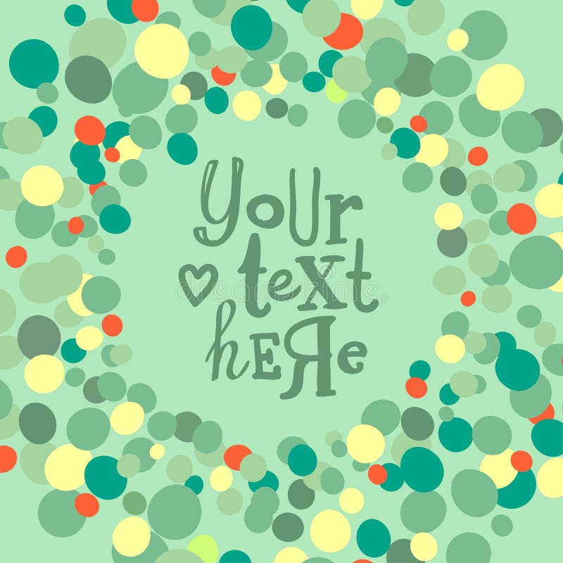 Geometric Seamless Pattern Background Text Template Frame Stock ...