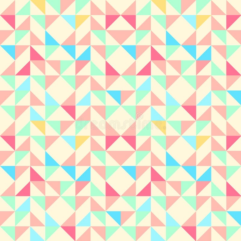 Geometric Seamless Pattern Background with Triangle Trapezoid an Stock ...