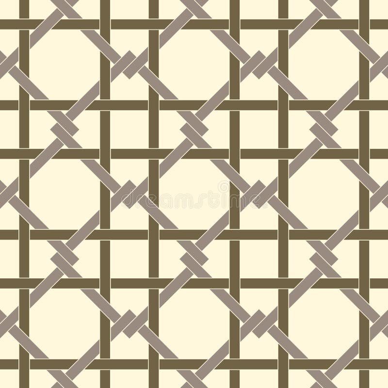 Geometric Seamless Pattern Background with Weave Style. Stock Vector ...