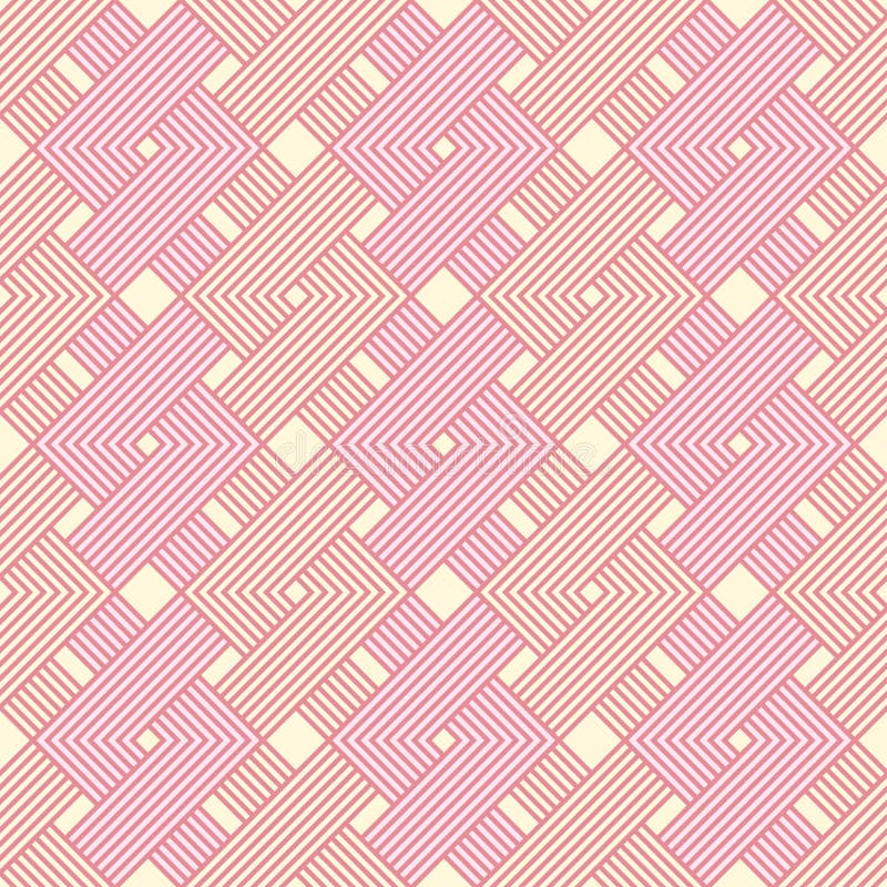 Geometric Seamless Pattern Background with Weave Style. Stock ...