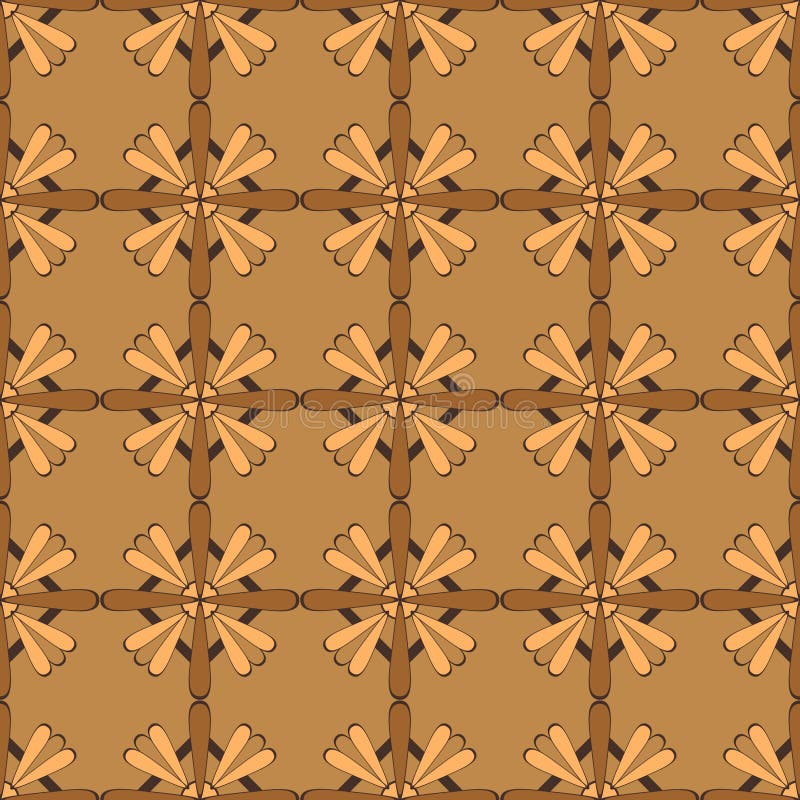 Geometric Seamless Pattern. Stock Vector - Illustration of flower ...