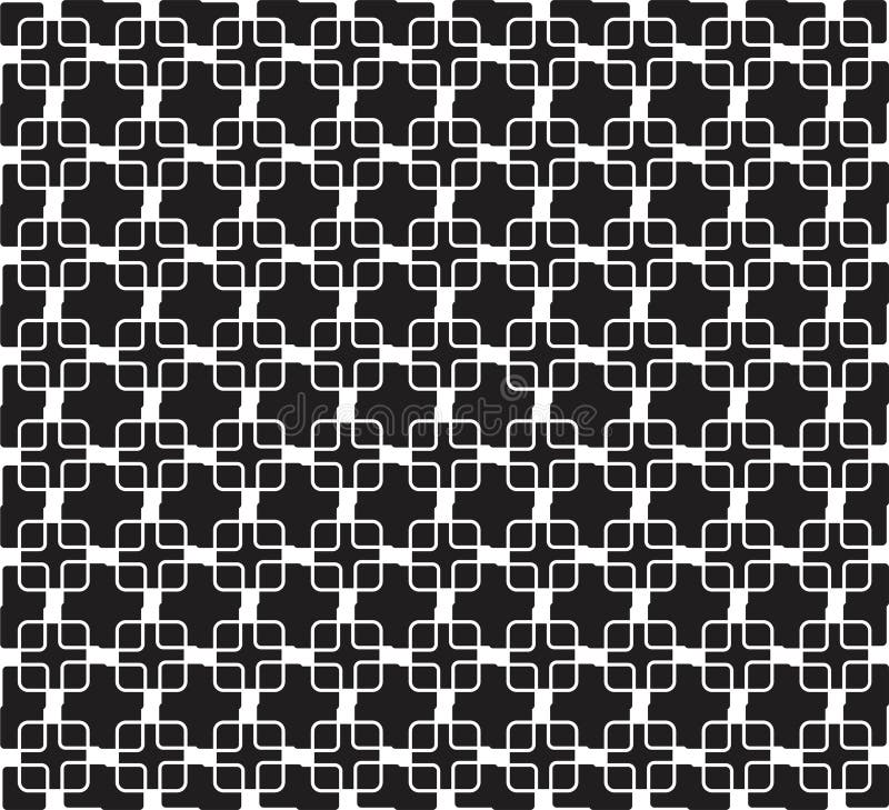 Geometric Seamless Pattern . Black and White Pattern for Web Page ...