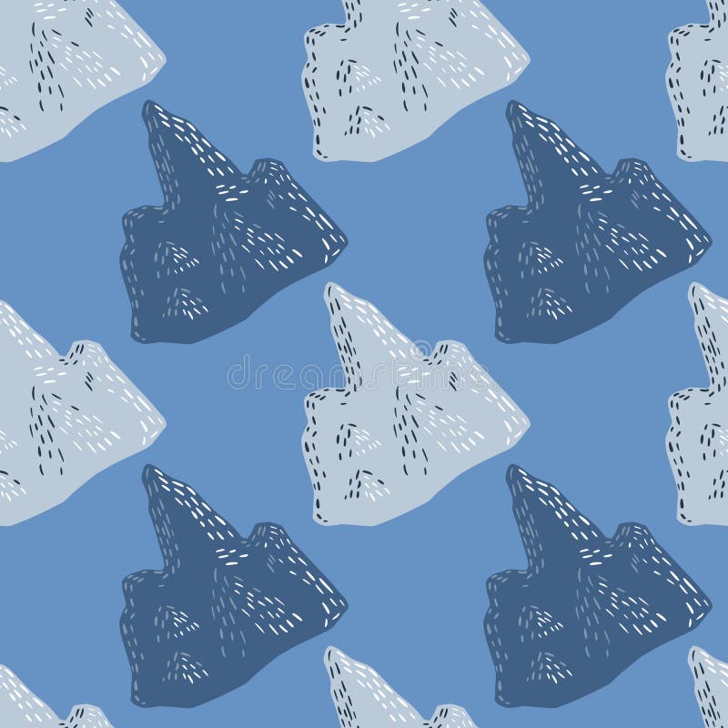 Iceberg Pattern Seamless Blue Stock Illustrations – 383 Iceberg Pattern ...