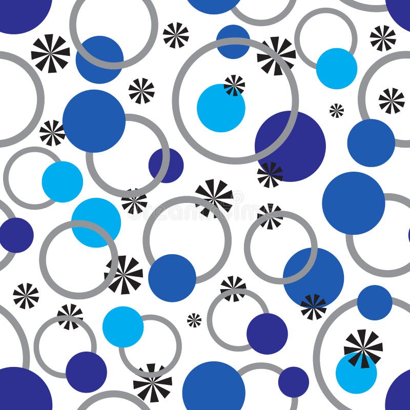 Blue Grey Background Pattern Circles Abstract Wallpaper Repetition ...
