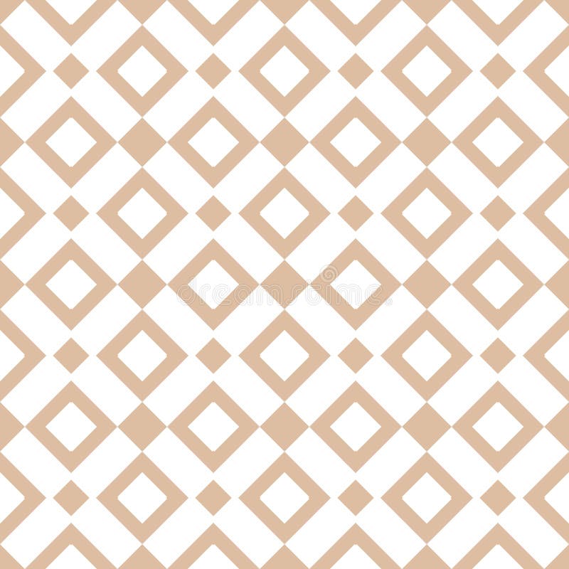 Geometric Seamless Pattern. Brown Abstract Background with Square Shape ...