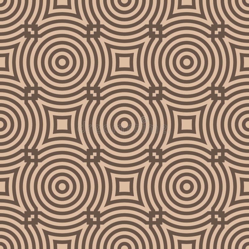 Brown Geometric Background Wallpaper Stock Illustration - Illustration ...