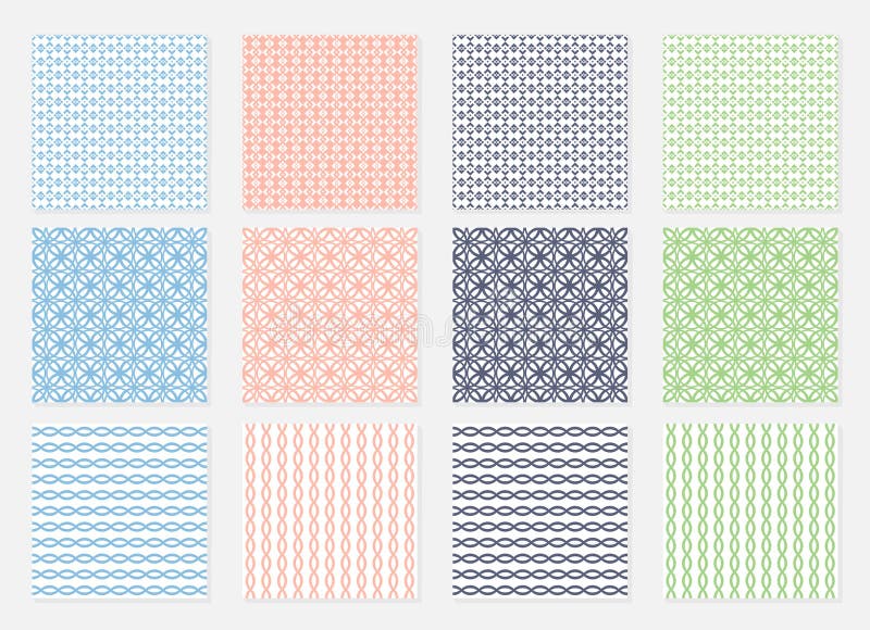 Geometric Seamless Pattern. Classic Pattern Stock Illustration ...