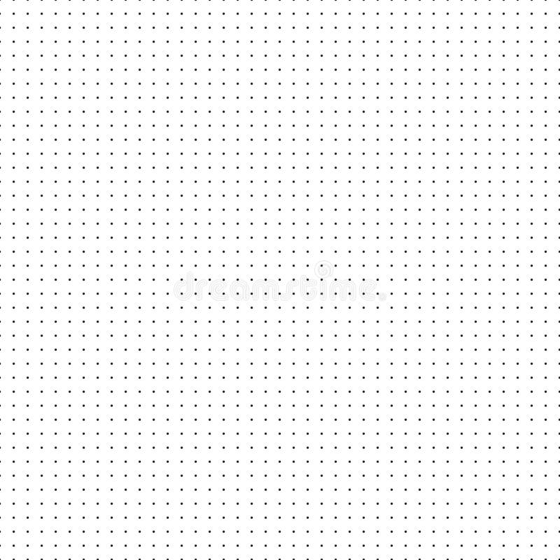 Geometric Seamless Pattern. Closely Spaced Black Dots in Square Order ...
