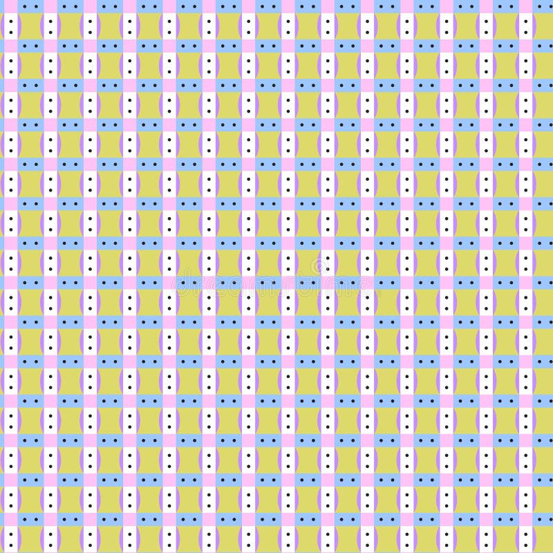 Geometric Seamless Pattern Colored Stock Illustration - Illustration of ...