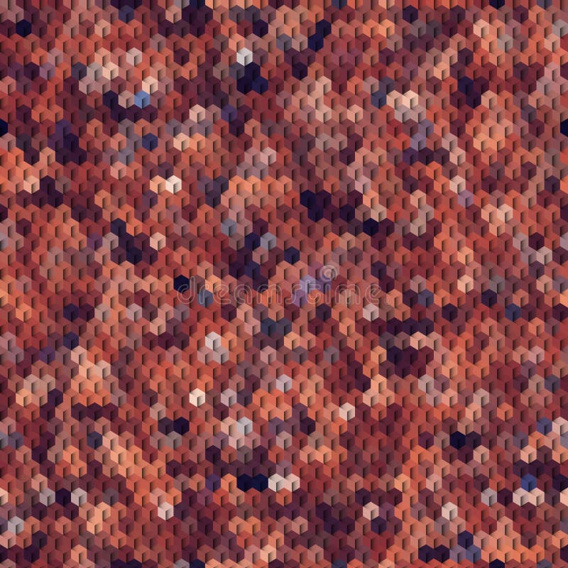 Geometric Seamless Pattern of a Cubes in Low Poly Style. Stock Vector ...