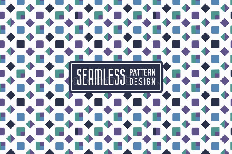 Geometric Seamless Pattern Design Stock Illustration - Illustration of ...
