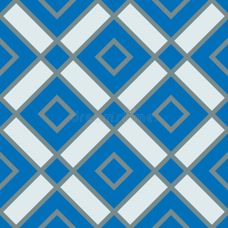 Geometric Seamless Pattern Diamonds Stock Vector - Illustration of ...
