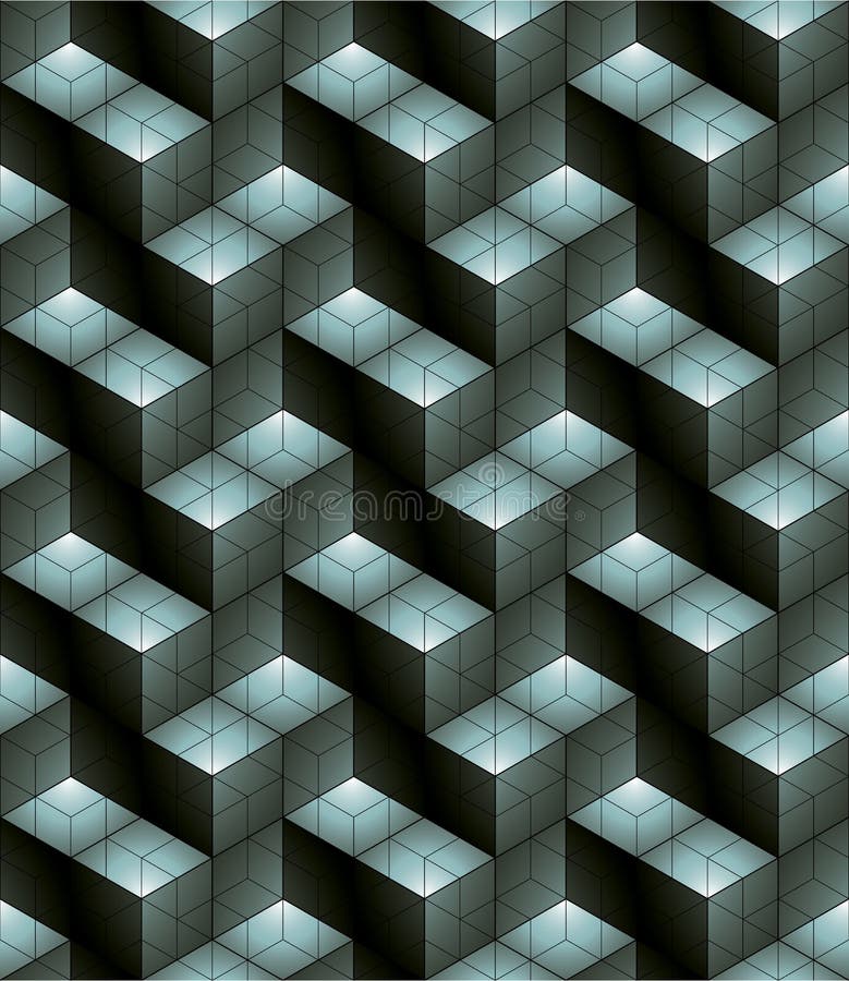 3d Squares Seamless Color Pattern Stock Illustrations – 464 3d Squares ...