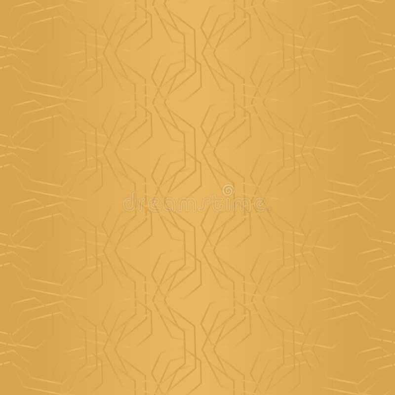 Geometric Seamless Pattern with Golden Abstract Grid. Repeating Elegant ...