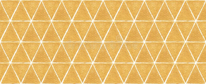 Geometric Seamless Pattern of Golden Triangles Stock Image - Image of ...