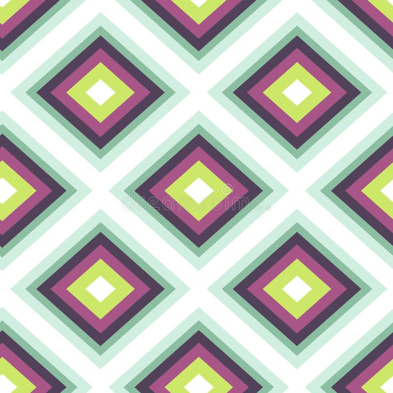 Geometric seamless pattern stock vector. Illustration of mint - 65387306