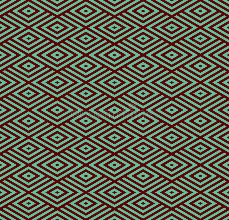 Geometric Seamless Pattern Line Rhombus Shapes Stock Vector ...