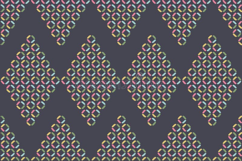 Geometric Seamless Pattern. Moroccan Texture of Various Vertical ...