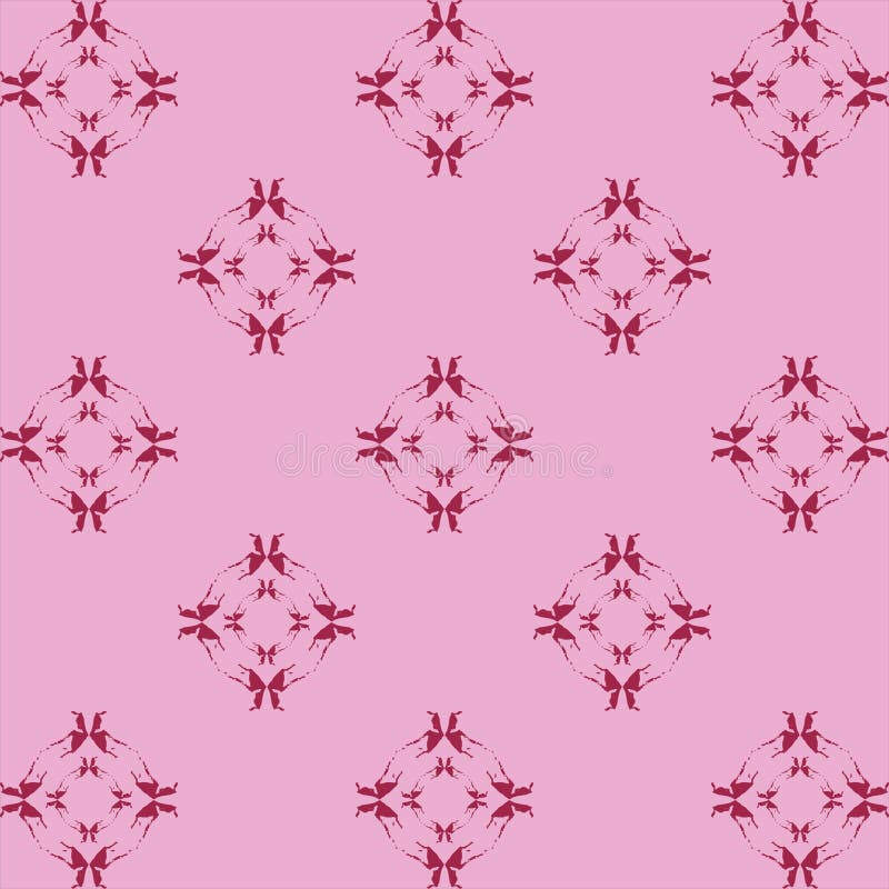 Geometric Seamless Pattern on Pink Background.stylish Background for ...