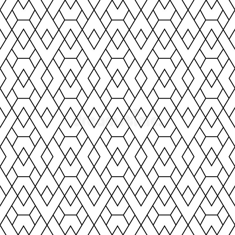 Geometric Seamless Pattern. Repeated Abstract Texture. Modern Triangle ...