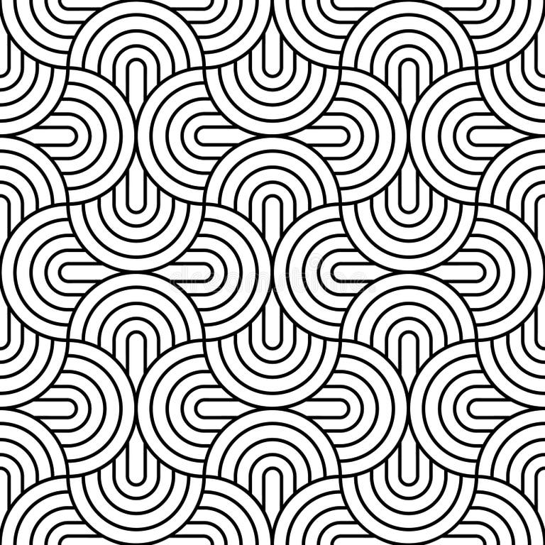 Geometric Seamless Pattern. Repeating Abstract Background. Geometry ...