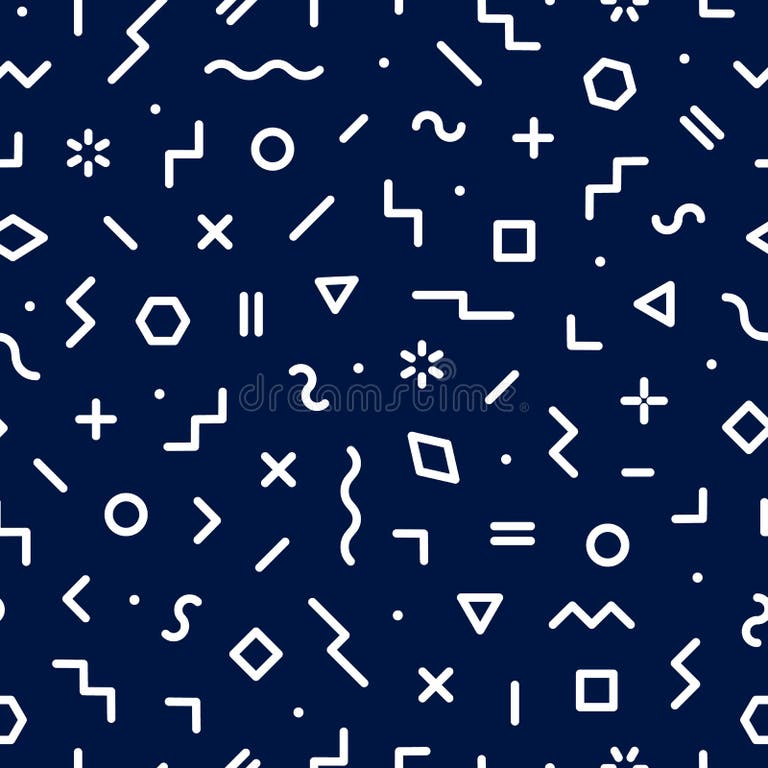 Geometric Seamless Pattern. Repeating Geometry Background. Modern ...