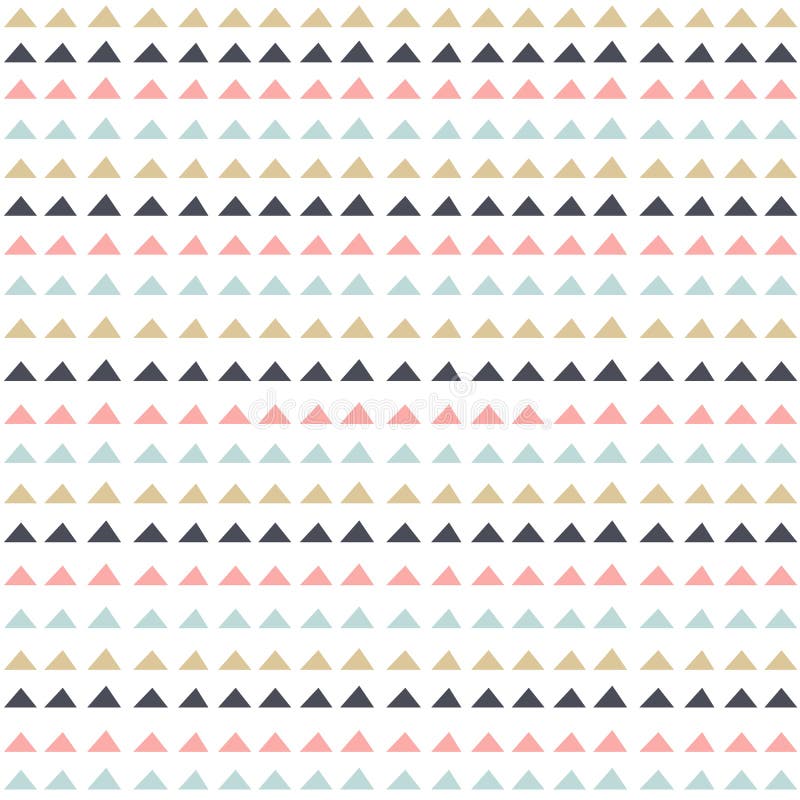 Abstract Geometric Seamless Pattern in Scandinavian Style. Stock Vector ...