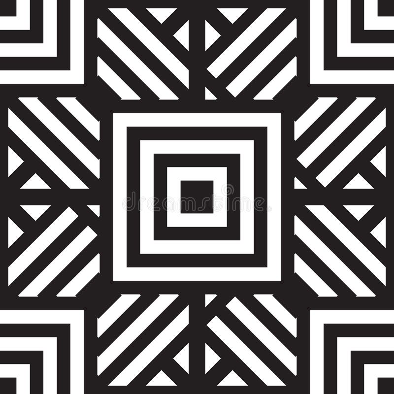 Geometric seamless pattern stock vector. Illustration of contemporary ...