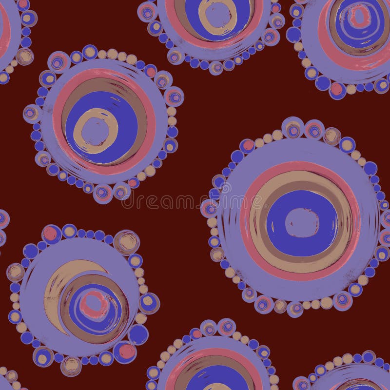 Geometric Seamless Pattern,texture with Perfectly Contacting Nested ...