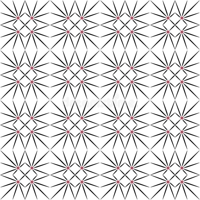 White Spikes Black Seamless Pattern Stock Illustrations – 114 White ...