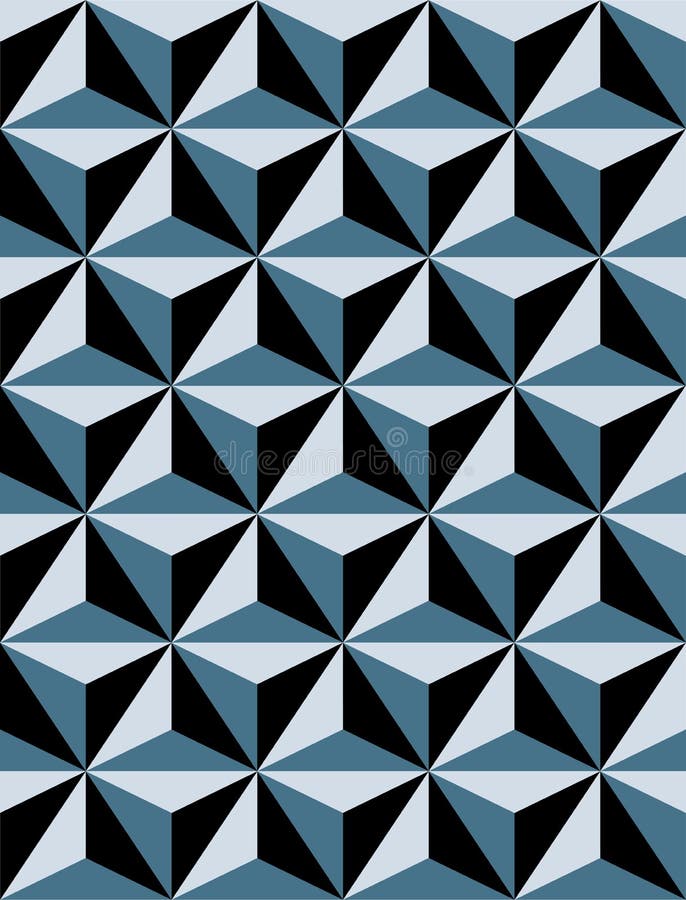 Geometric seamless pattern stock vector. Illustration of volume - 185798090