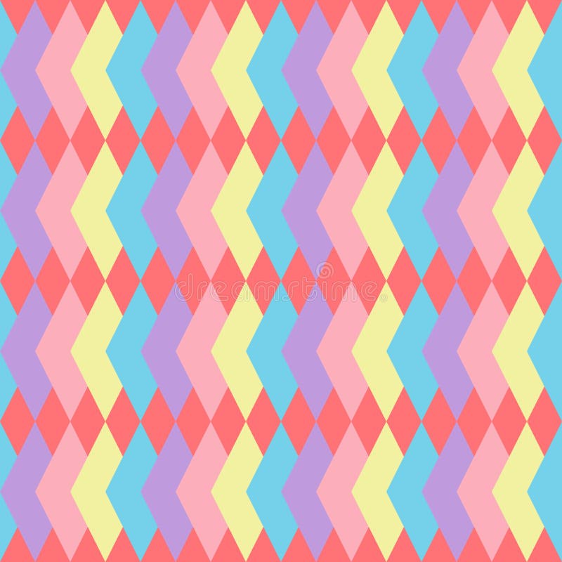 Geometric Seamless Pattern Vector Illustration for Wrapping Wallpaper ...