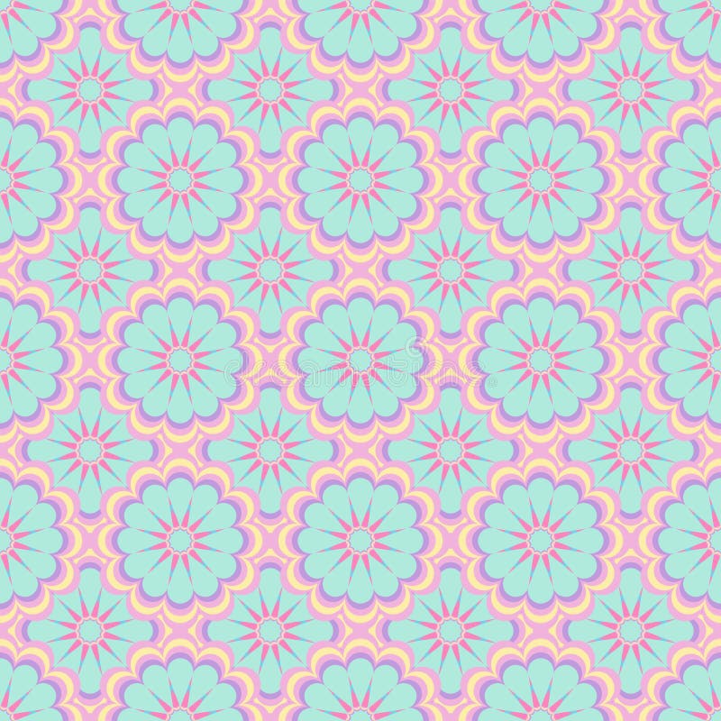 Geometric Seamless Pattern Vector Illustration for Wrapping Wallpaper ...