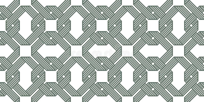 Geometric Seamless Pattern, Vector Trendy Vintage Tiling Endless ...