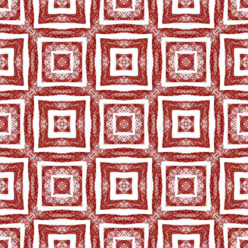 Geometric Seamless Pattern. Black Symmetrical Stock Illustration ...