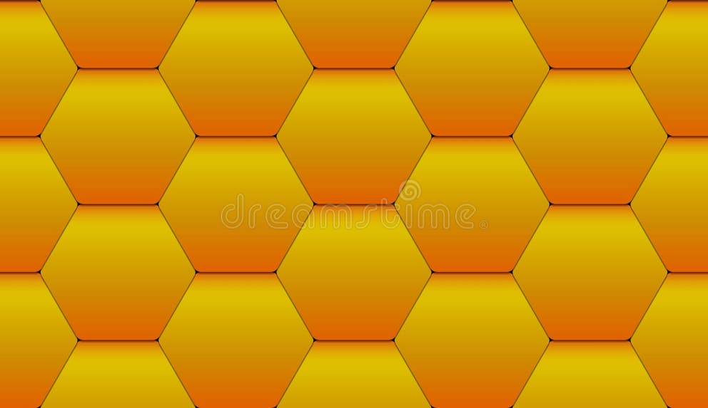 Seamless Tiles from Hexagons Stock Vector - Illustration of light ...