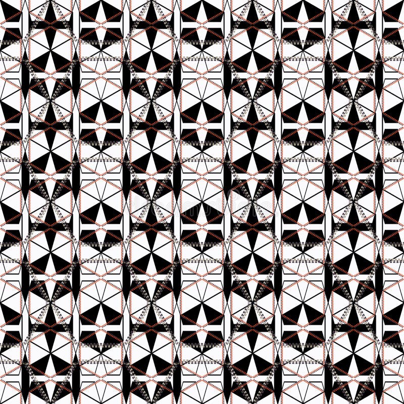 Geometric Seamless Repeat Pattern. Vector Illustration Stock ...