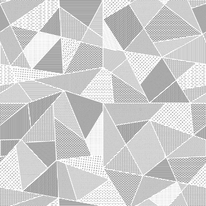 Geometric seamless texture stock vector. Illustration of knitting ...