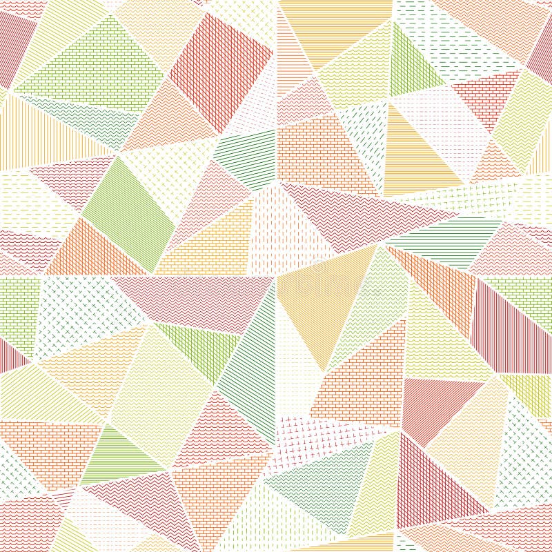 Geometric seamless texture stock vector. Illustration of border - 68065456