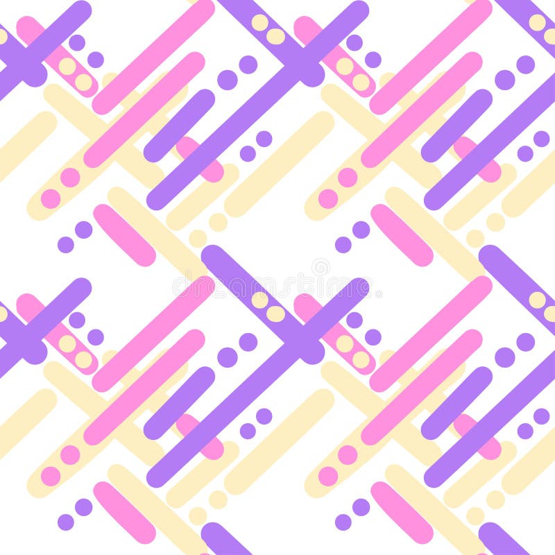 Geometric Seamless Vector Diagonal Shapes Pattern. Stock Vector ...