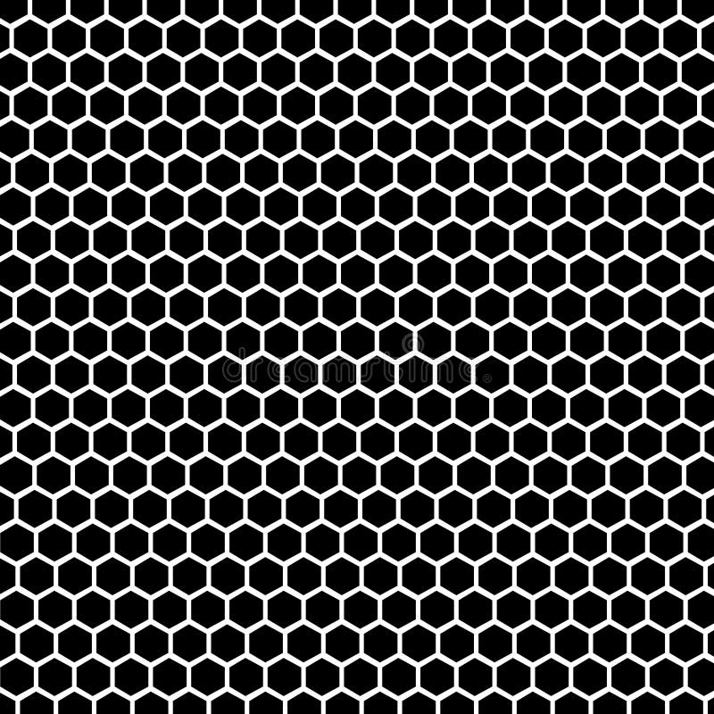 Geometric Seamless Vector Pattern. Black and White Background Stock ...