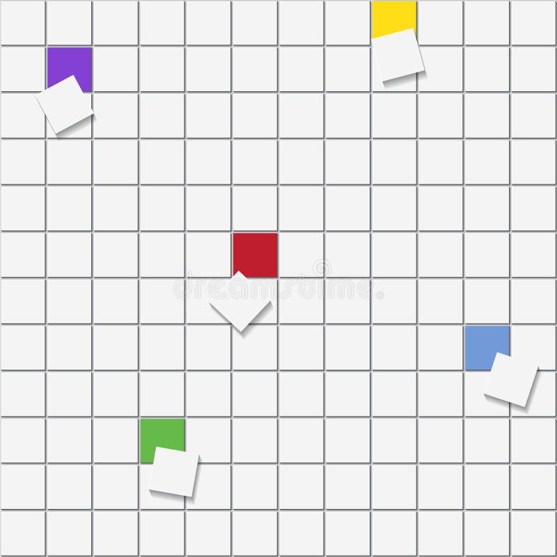 Geometric Seamless Vector Pattern with Falling Tiles Stock Vector ...