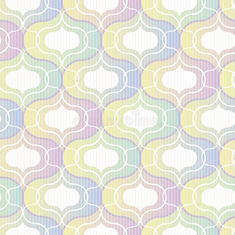 Geometric Seamless Vector Pattern in Rainow Ombre Stock Vector ...