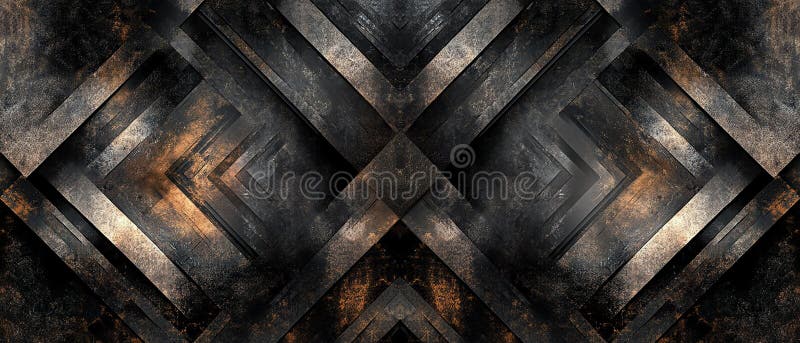 Geometric Shadows: an Abstract Pattern of Overlapping Shapes and Depth ...