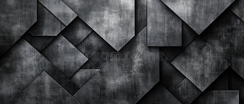 Geometric Shadows: an Abstract Pattern of Overlapping Shapes and Depth ...