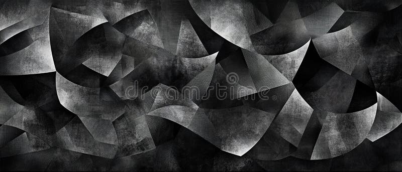 Geometric Shadows: an Abstract Pattern of Overlapping Shapes and Depth ...